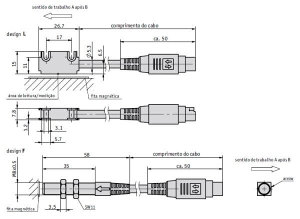 Sensor magnético MS500 da Siko GmbH - Grunn do Brasil